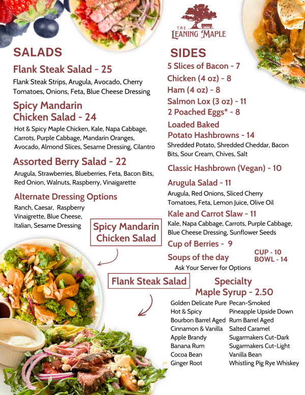 The Leaning Maple - 100% Gluten Free Restaurant in Olympia WA